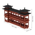 OUNONA Miniature Pavilion Chinese Style Plastic Ancient Pavilion for ...