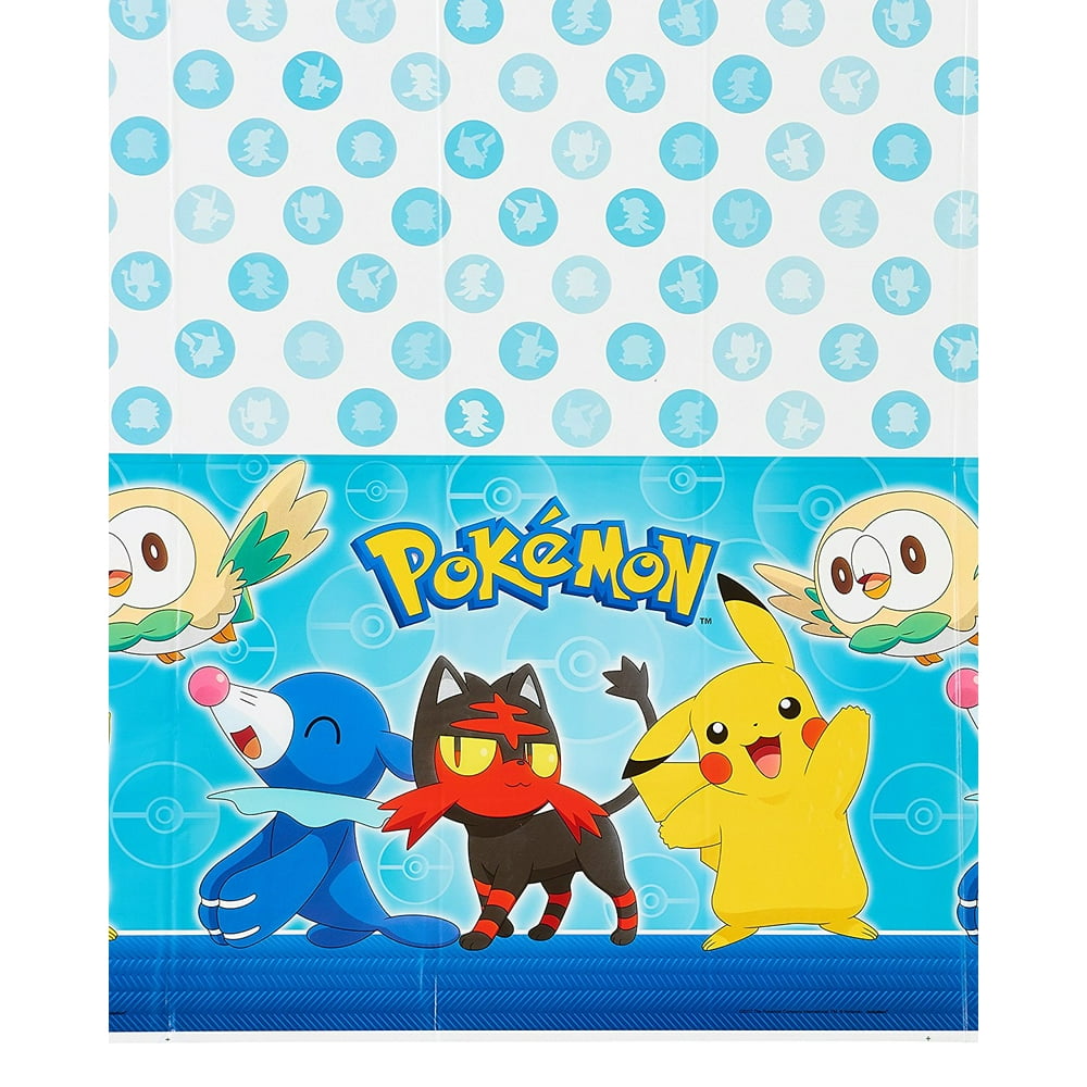 Pokemon Plastic Table Cover, 54" x 96" - Walmart.com - Walmart.com