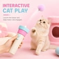 Automatic Cat Teaser for Lazy Owners, Fuzzy Ball Launchers, Electric ...