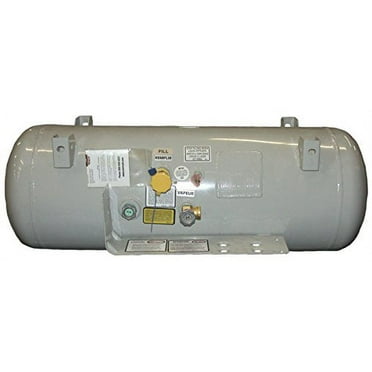 Manchester Tank 6817 - 50 lbs Steel Horizontal Gray ASME LP Gas Tank ...