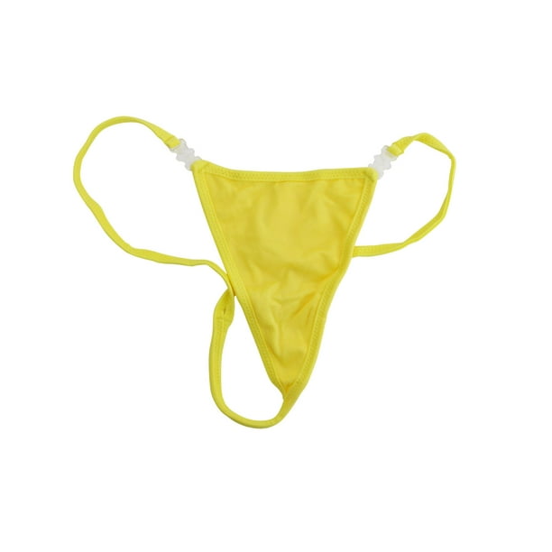 Flirtzy Mini Micro Stretchy Y Back G-String Thong with Breakaway Clasps ...