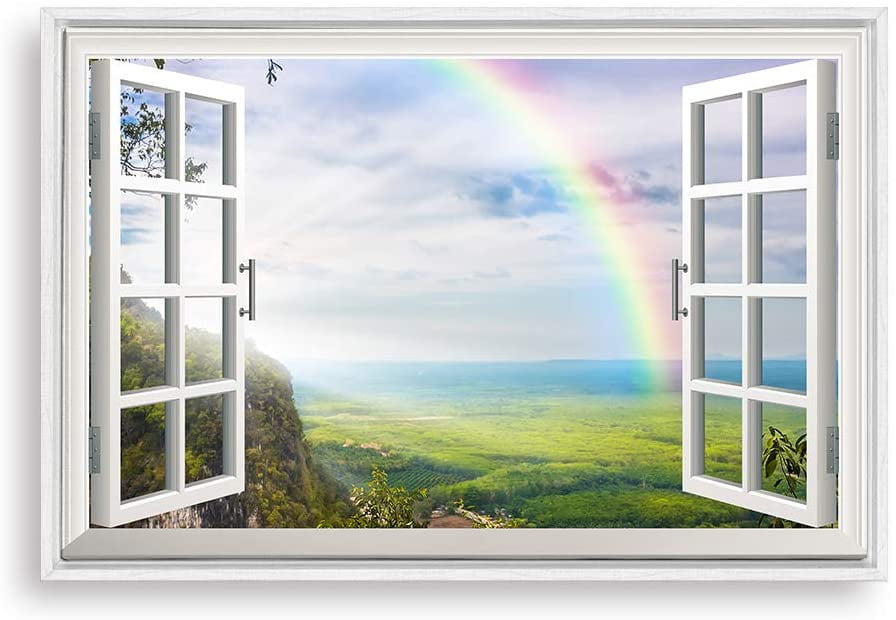 Fake Window Wall Art - Wall Design Ideas