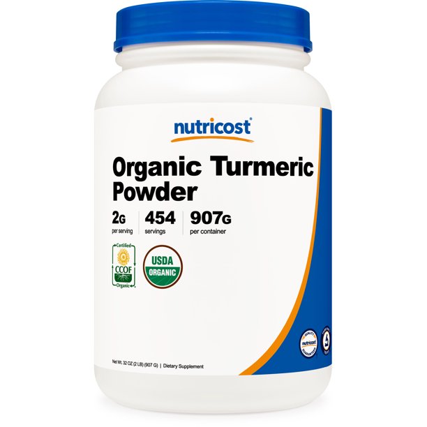 Nutricost Organic Turmeric Powder 2 lbs (32oz) - Certified USDA Organic ...