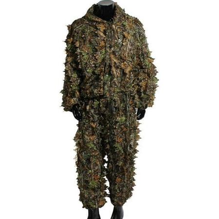 yunbice0 Ghillie Suit 3D Leafy Camo Hunting Suits - Woodland Gilly ...