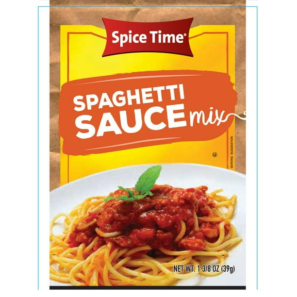 Spice Time Spaghetti Sauce Mix, 1.375 Oz - Walmart.com