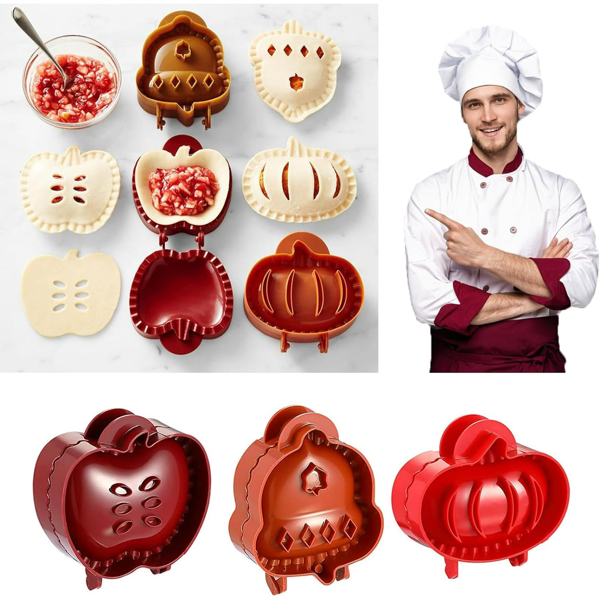 Click here for Ghsdfbb Hand Pie Molds Dough Presser Pocket Pie Mo... prices