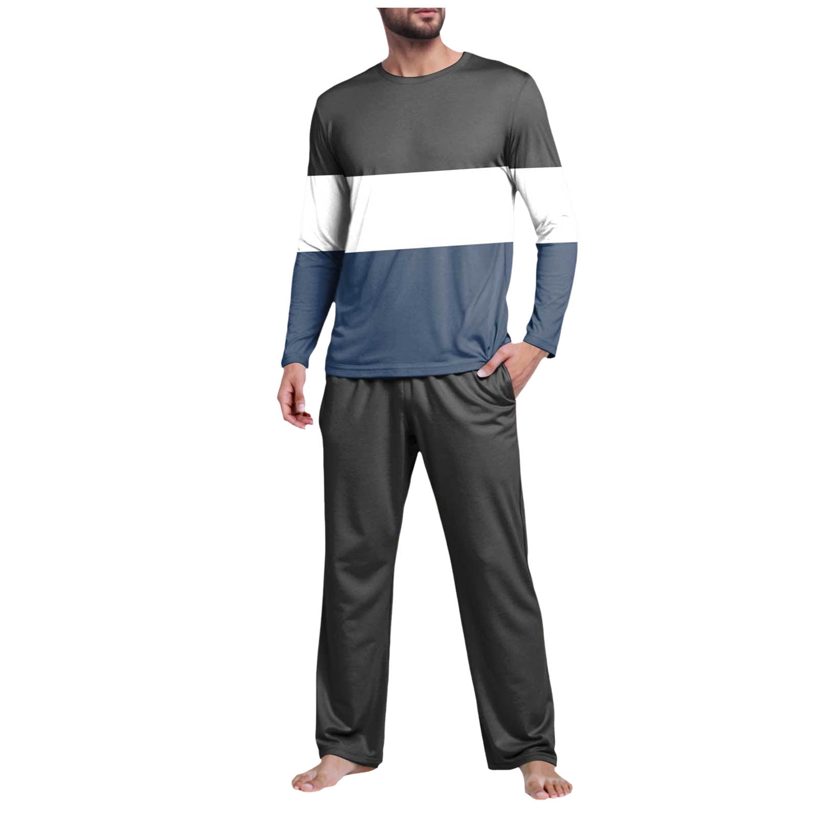 Click here for Ccpelsie Mens Soft Pajamas Set Lightweight Nightwe... prices