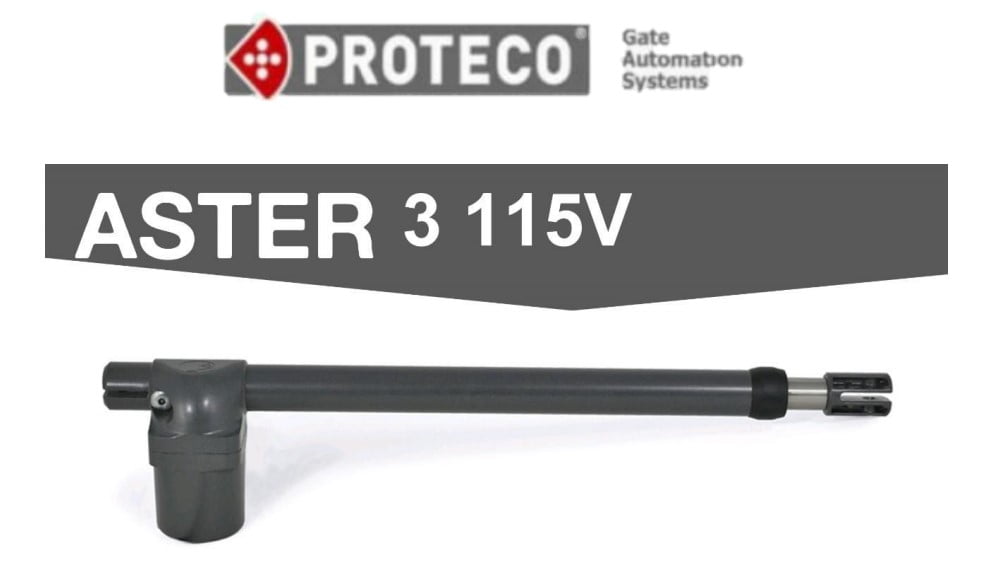 Motor Aster 3 Automatización para puertas automáticas batientes PROTECO ...