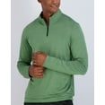 Real Essentials 3 Pack: Men's Dry-Fit Active Quarter Zip Long Sleeve ...