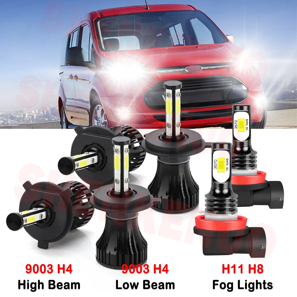 H4 9003 High&Low Beam for Ford Transit 2007 2008 2009 2010 2011 2012 ...