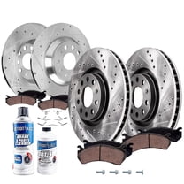 Detroit Axle - 8pc Brake Kit for Ford Mustang, 12.60" inch Front and ...