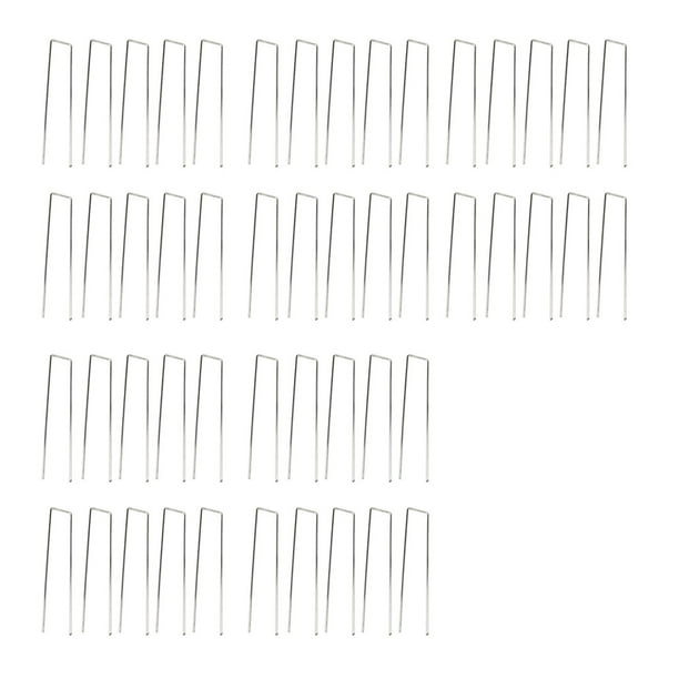 Clavos de jardín, 50 piezas de acero galvanizado para jardín, estacas ...
