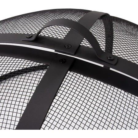 Outdoor Easy-Opening Fire Pit Spark Screen, Fire Pit Screen 30 Inch ...