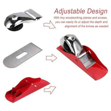 Handheld Woodworking Planer Edge Side Shaver Tabletop Tools Manual ...