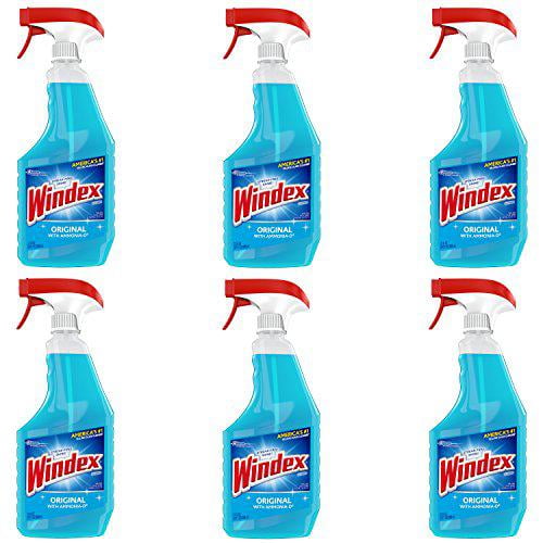windex original glass cleaner trigger, 6 ct, 23 fl oz - Walmart.com