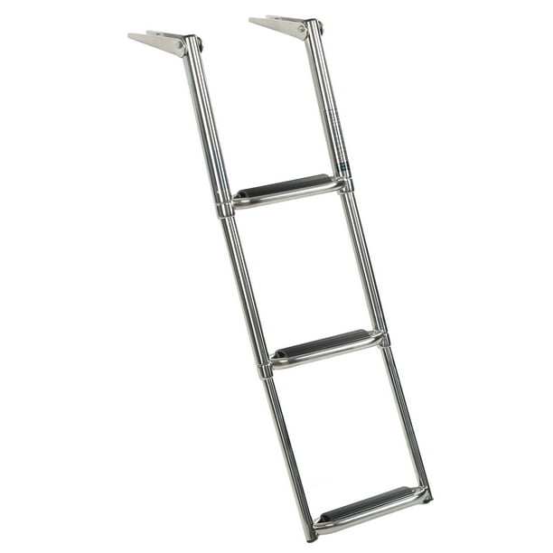 3 Step Telescoping Boat Ladder, 3 Step Boat Ladder Marine Stainless ...