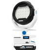 HART 20-Volt Hybrid LED Magnet Light, 1,500 Lumens, 2-Pack 2Ah Battery ...