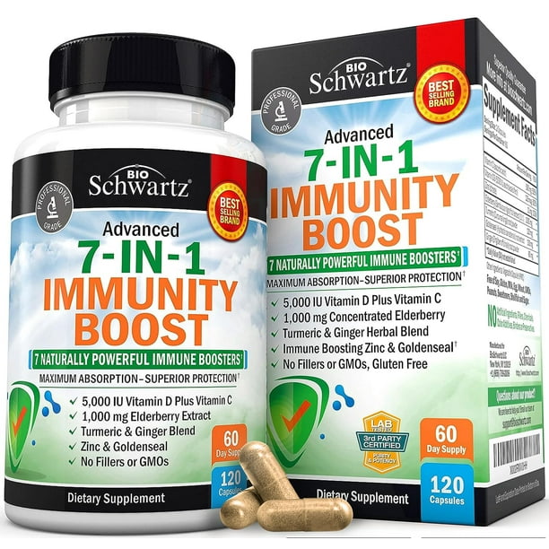 Complemente BioSchwartz Immune Support con zinc y vitamina C D | Bodega ...
