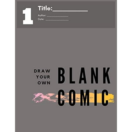 Blank Comic Book: Draw Your Own | Walmart Canada