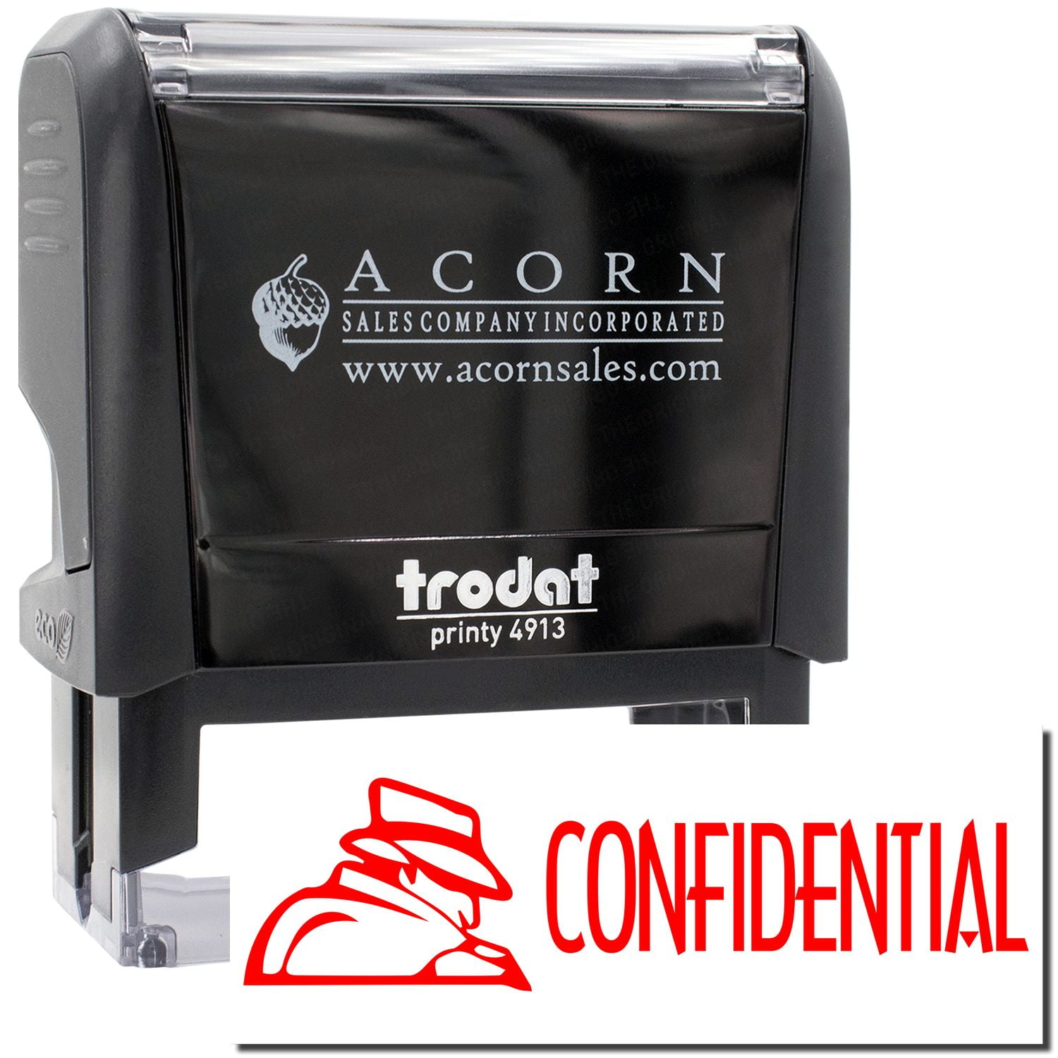 Large Self-Inking Confidential with Logo Stamp, Trodat Printy 4913 ...