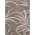 Unique Loom Orlando Indoor/Outdoor Botanical Rug Brown/Beige 7' 1" x 10 ...