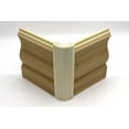 3/4" x 2 1/4" x 8" Poplar (Paint Grade) Hardwood Outside Radius Corner ...