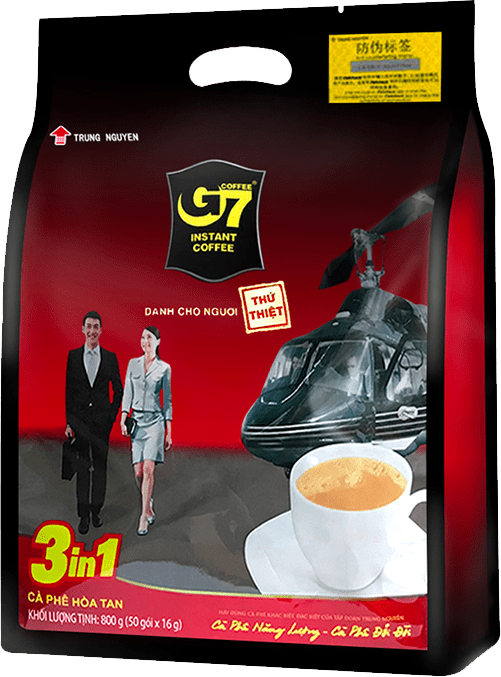 Trung Nguyen G7 3-in-1 Instant Premium Vietnamese Coffee, 100 Servings ...