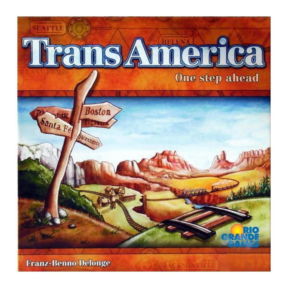 Trans America Railroad Classic European Board Game Rio Grande Games ...