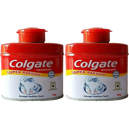 2 X Colgate Tooth Powder Strong Teeth Power 50g X 2= 100gm by Colgate ...