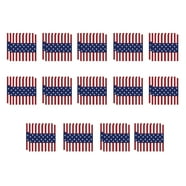 Creative Converting Patriotic Parade Napkins, 6.5", Red, White and Blue ...