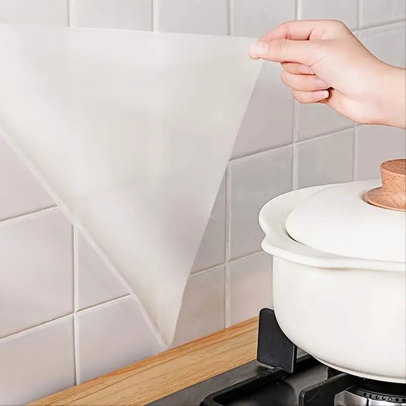 Transparent Kitchen Backsplash Wallpaper Stickers - High-Temperature ...