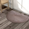 A1HC Sunburst Half -Round 24" X 36" Eco-Poly Indoor/Outdoor Mat ...