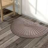 A1HC Sunburst Half -Round 24" X 36" Eco-Poly Indoor/Outdoor Mat ...