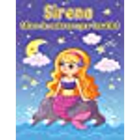 Libro da colorare sirena per bambini: Libro da colorare con sirene ...