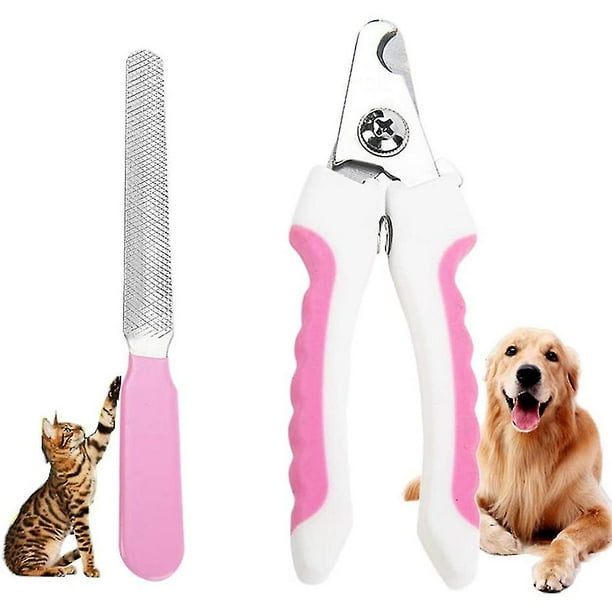 Stainless Steel And Dog Nail Clippers And Trimmer With Safety Guard To Avoid Over Cutting Razor Blade For Thi Toenail Bodega Aurrera en linea