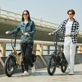 Gopowerbike Go Plus Folding Electric Bike 500W Motor, 20mph Top Speed ...