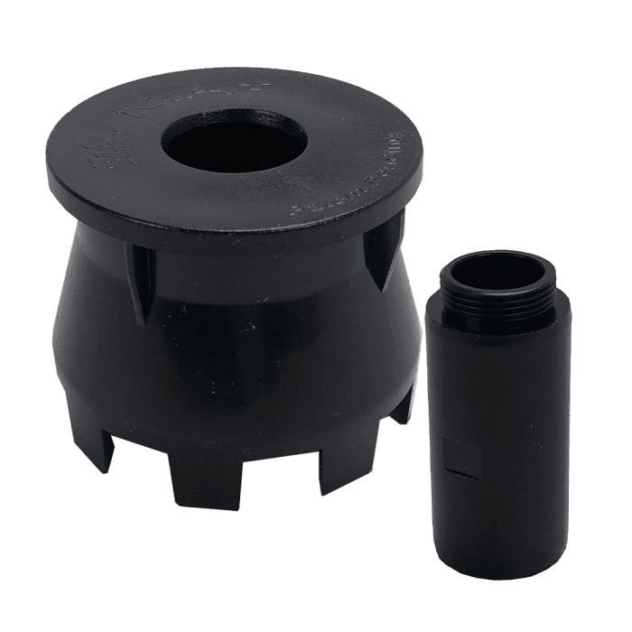 KAP-IT Pop-Up Sprinkler Riser Extension, 1-1/2", 2 Pack, Black ...