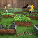 KCGYNP Garden Snake Decoy,Realistic TPR Rubber Snakes,Bird Repellent ...