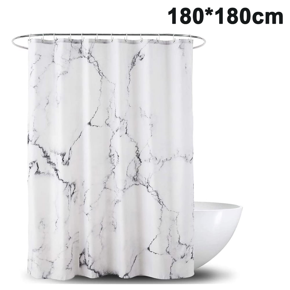 Click here for Mikewe Marble Shower Curtain Polyester Fabric Bath... prices