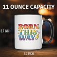 Born This Way LGBT Pride Mug - Colorful Equality Mug with Stars ...