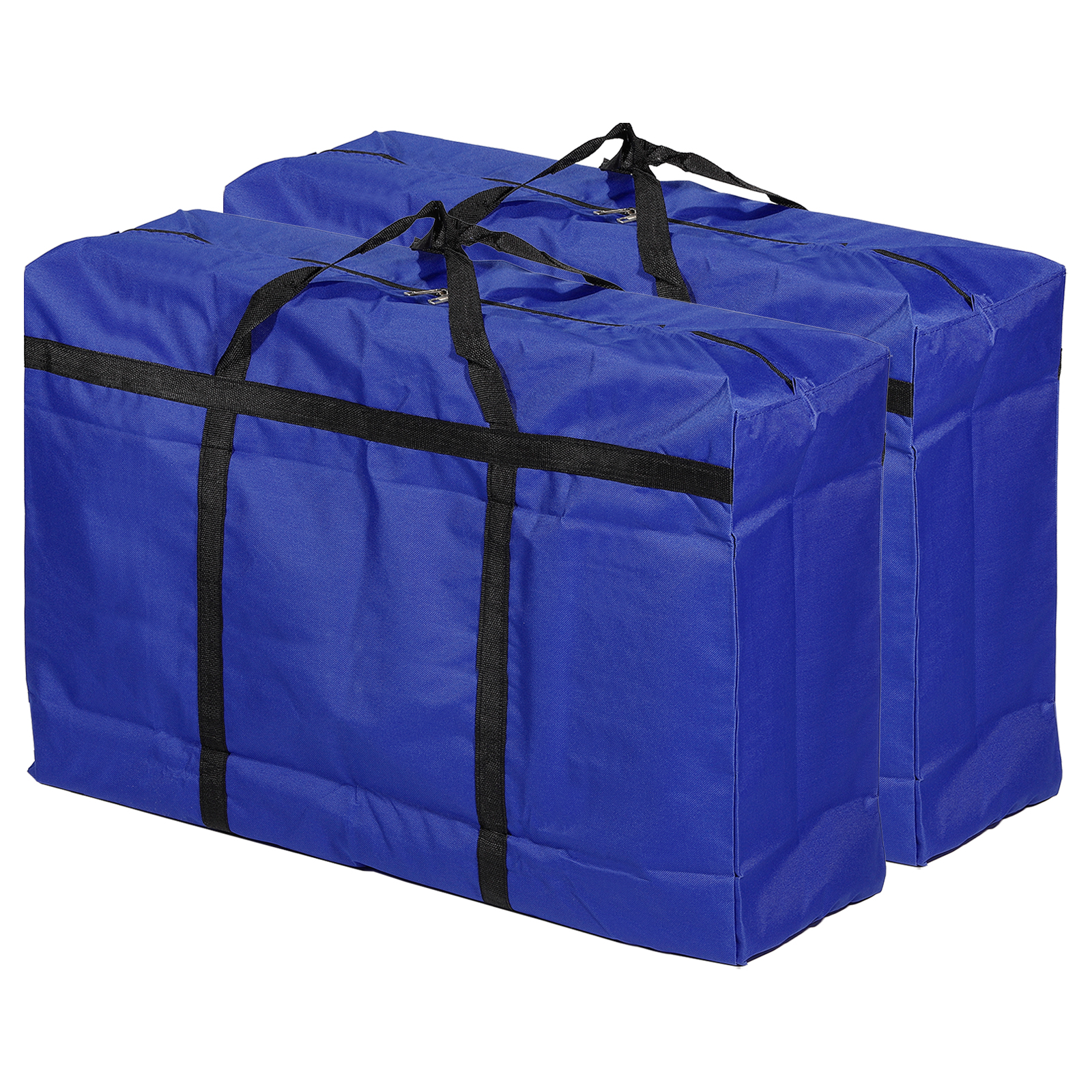 Uxcell 150L Capacity Storage Tote with Zippers Clothes Moving Tote Bags ...