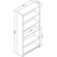 Bookcase Set, Sauder Heritage Hill 5 Shelf Library Bookcase - Sauder ...