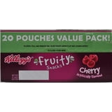 Kellogg's Cherry Fruity Snacks Pouches, 16 Oz., 20 Count - Walmart.com