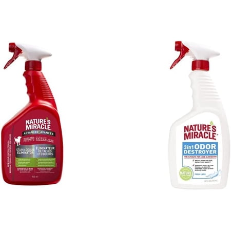 Nature's Miracle Advanced Stain & Odor Remover Just for Dogs, Pet Stain ...