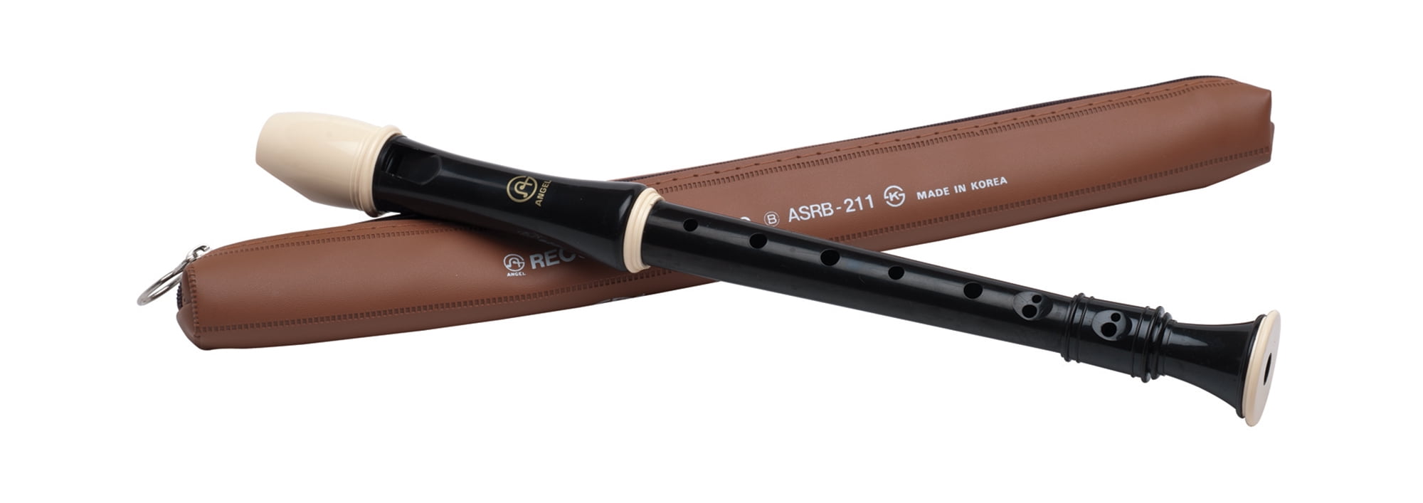 Angel C-Sporano Plastic 3 Piece Recorder Dark Brown With Ivory ...