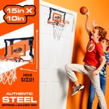 NERF Over the Door Mini Basketball Hoop Set - Pro Hoop Mini Hoop Set ...