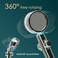High Pressure Shower Heads Handheld Turbo Fan Shower Hydro Jet Shower