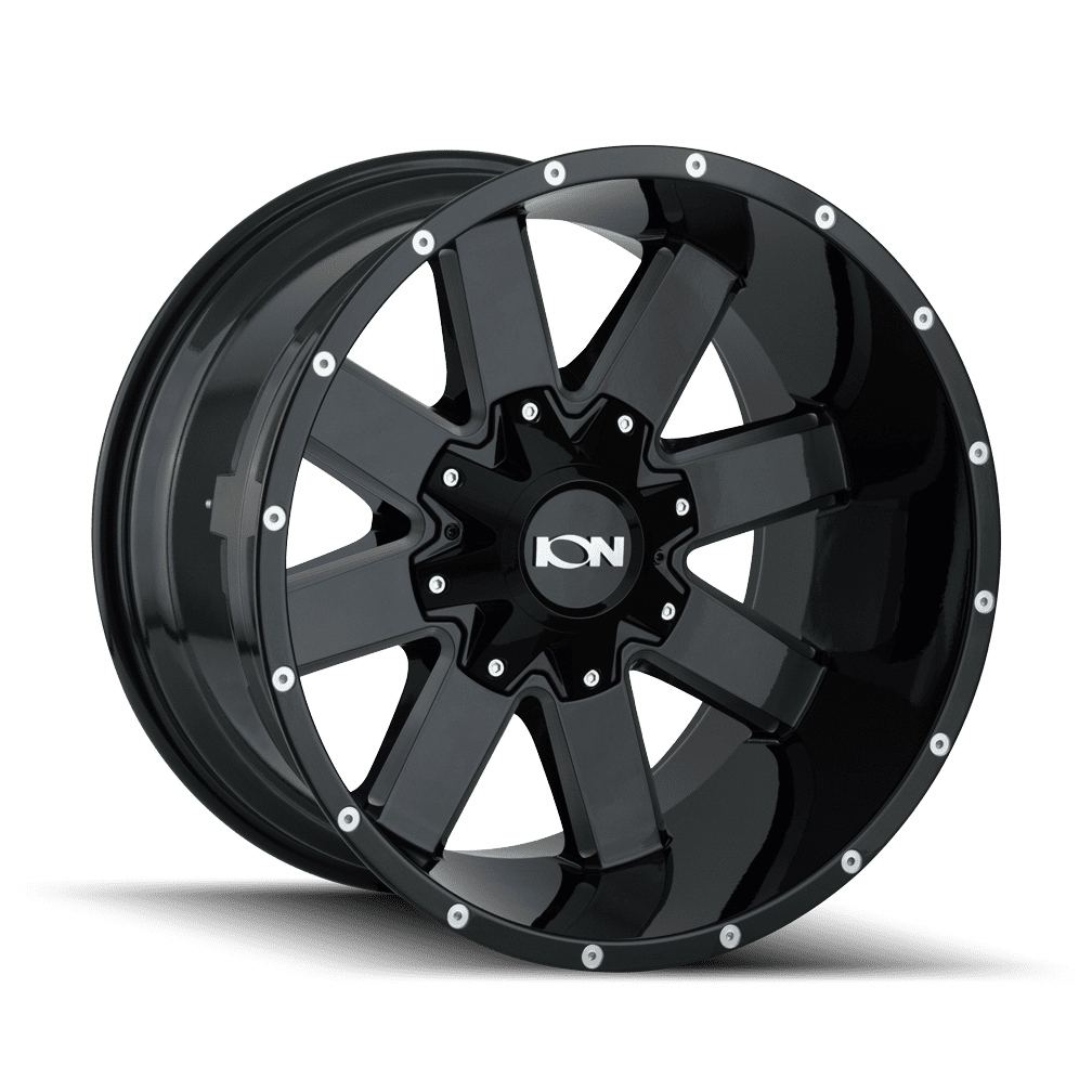 ION 141 17X9 5X114.3/5X127 18ET 87CB GLOSS BLACK MILLED - Walmart.com