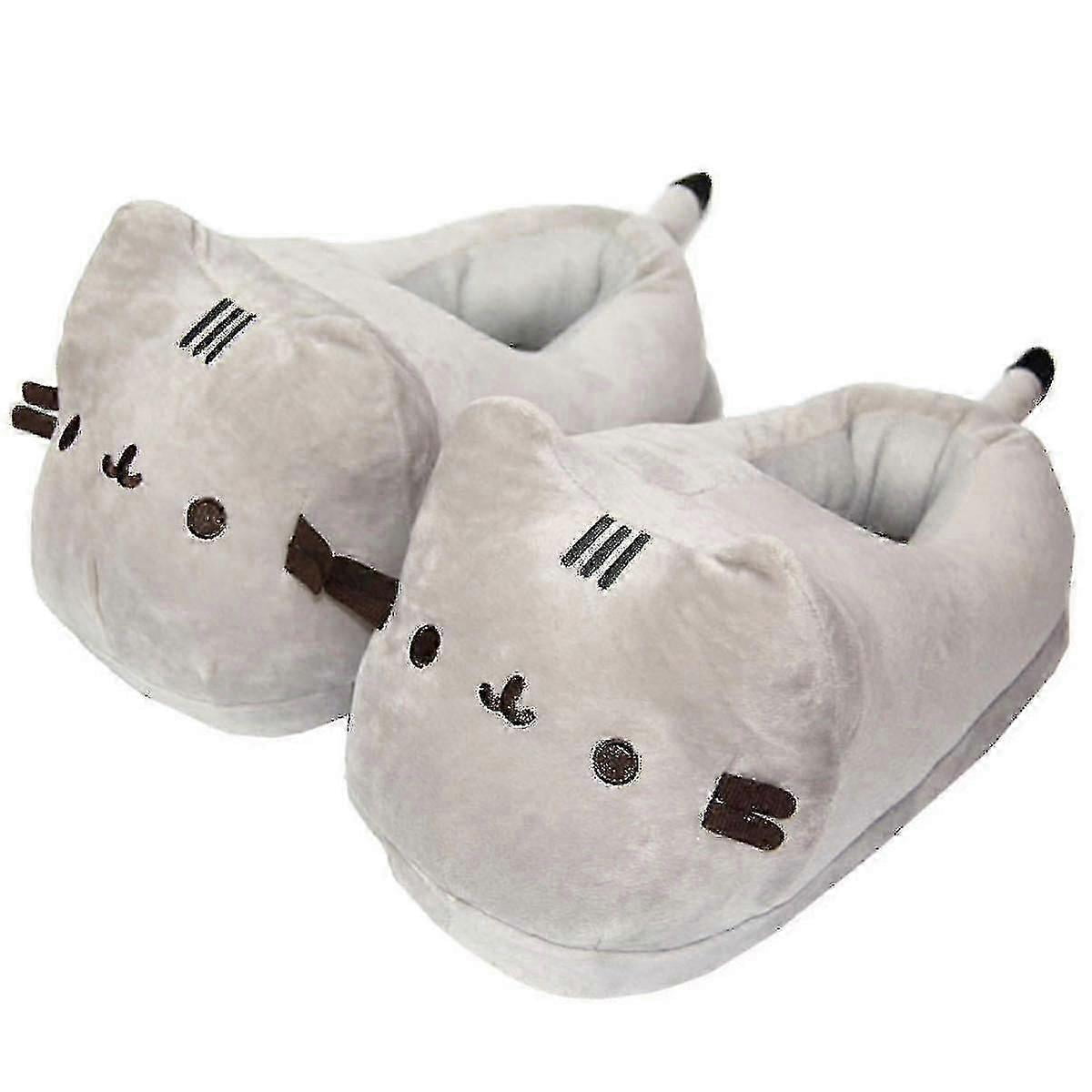 Click here for Happy Shop Womens Cartoon Plush Cat Slippers Indoo... prices