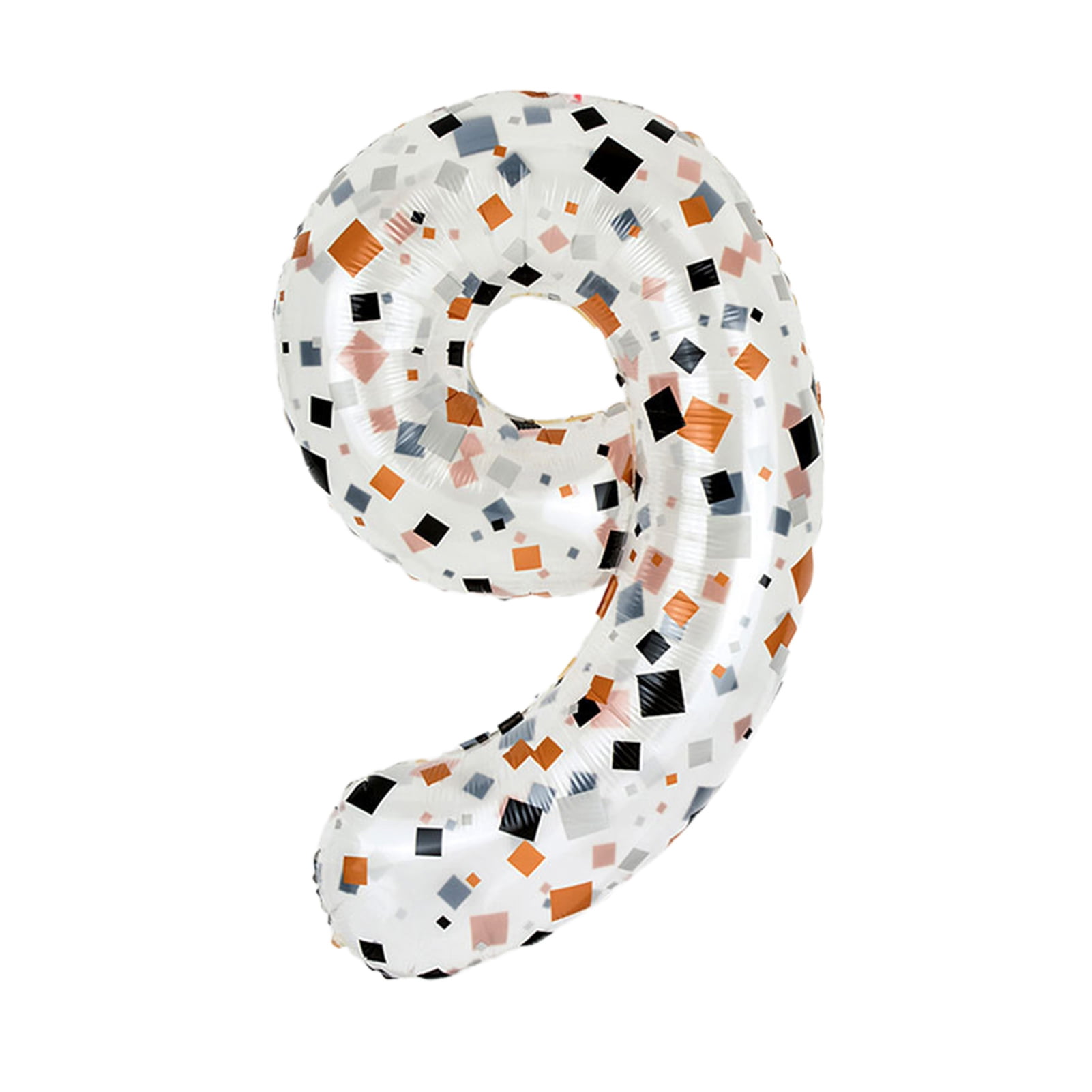 Washranp 40 Inch Large Multicolor Numbers Balloons 0-9,Aluminum Foil ...